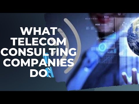 What Telecom Consulting Companies Do | Telecom Consultant job description