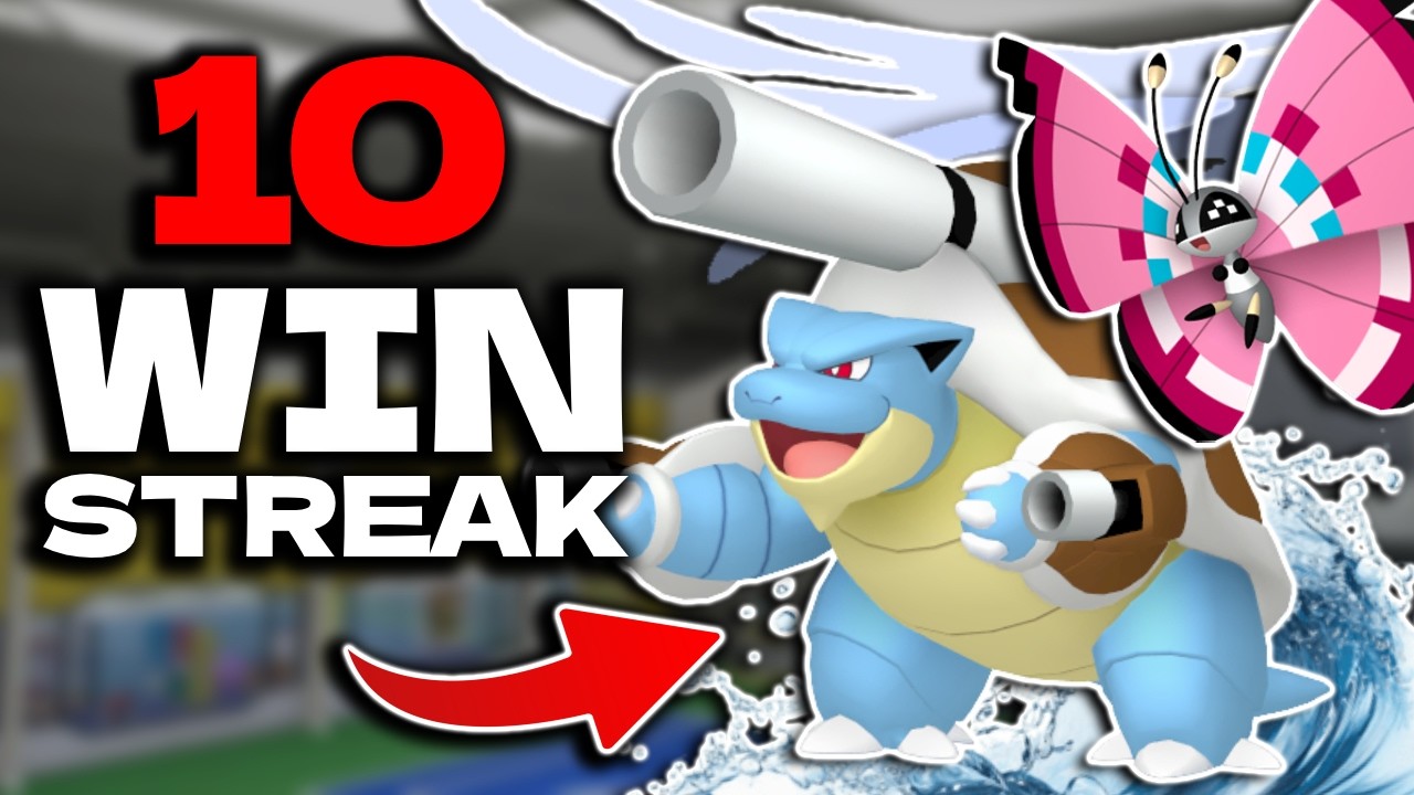 I got to Master Ball EASILY with this Mega Blastoise Team