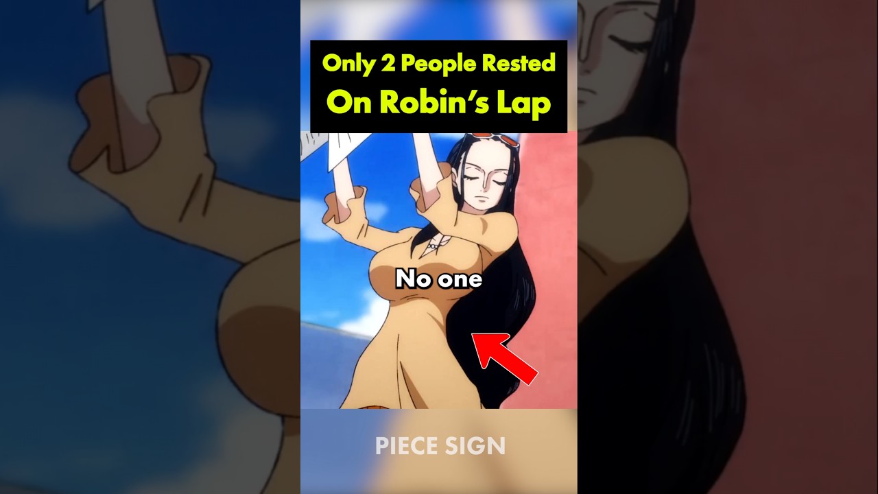 Only 2 characters rested on Robin's lap