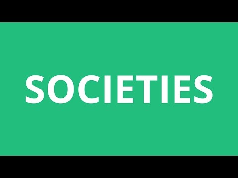 How To Pronounce Societies - Pronunciation Academy