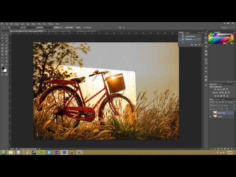 Photoshop CS6 Tutorial - 42 - Perspective Crop Tool