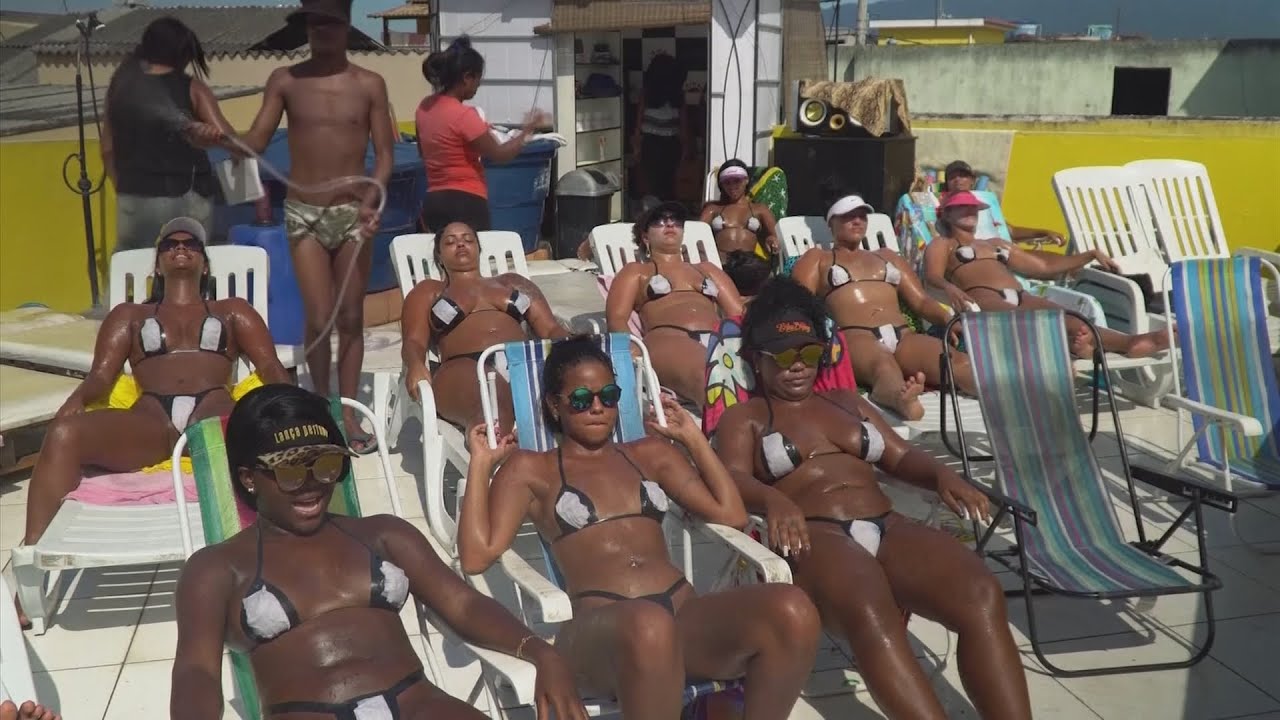 Women in Rio are wearing electrical tape bikinis for the 'perfect' tan lines