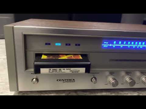 Centrex by Pioneer TH-323 am/fm 8 Track Stereo Receiver rare | Reverb