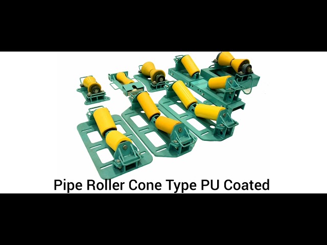 Pipe Pushing Rollers - Adjustable Beam Clamp Rigging Roller ...