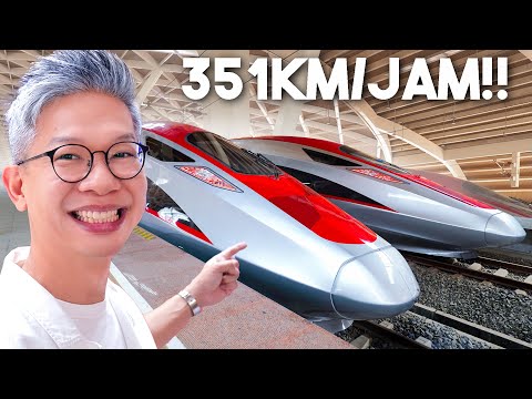 NAIK KERETA CEPAT JAKARTA-BANDUNG TEMBUS 351KM/JAM!!