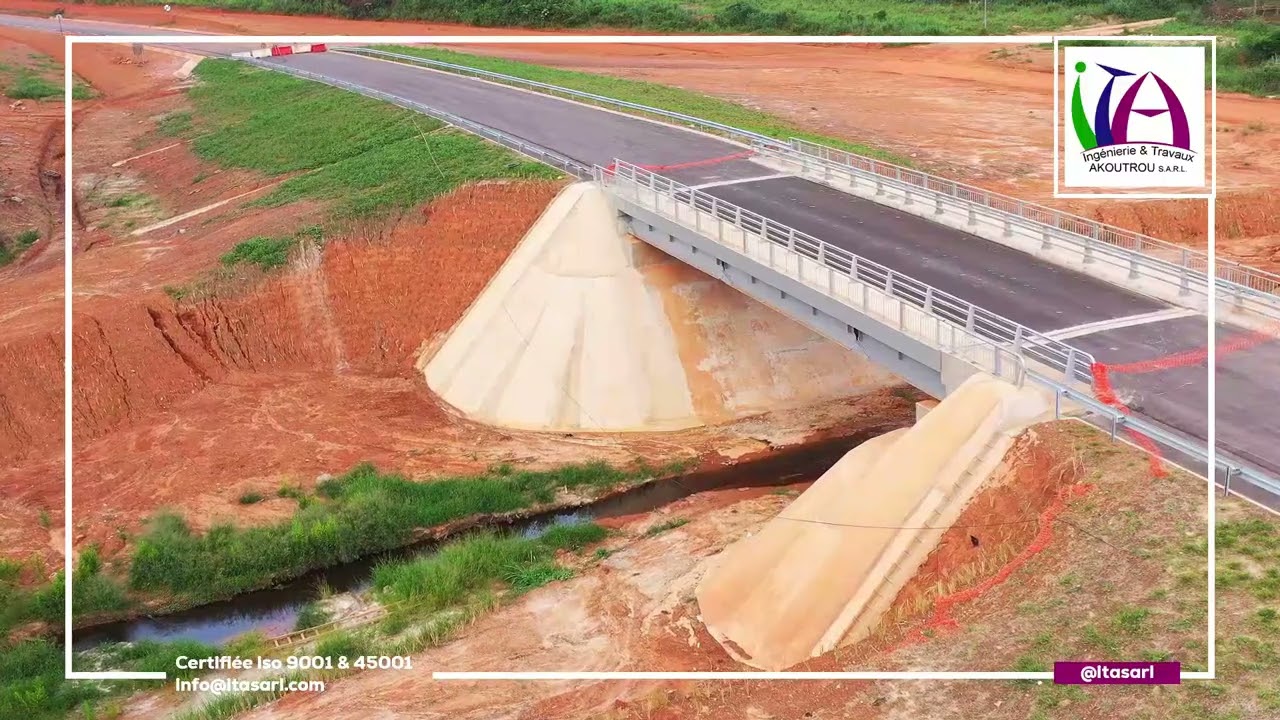 REALISATION D'UN PONT MIXTE DANS LA REGION DE L' AGNEBI TISSA PAR L'ENTREPRISE ITA.