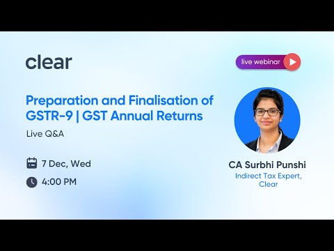 Guide to file GSTR-9 on GST portal