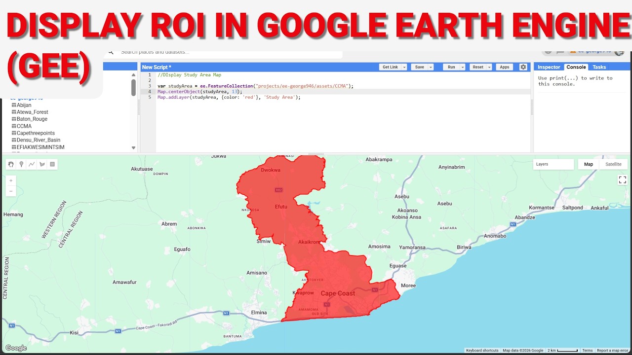 How to Upload & Load Shapefile SHP in Google Earth Engine  Beginner Tutorial