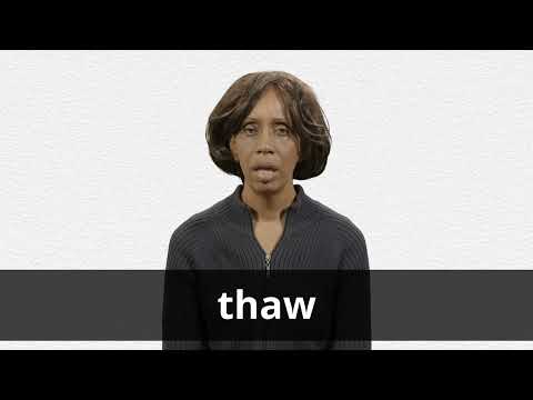 How to pronounce THAW in American English