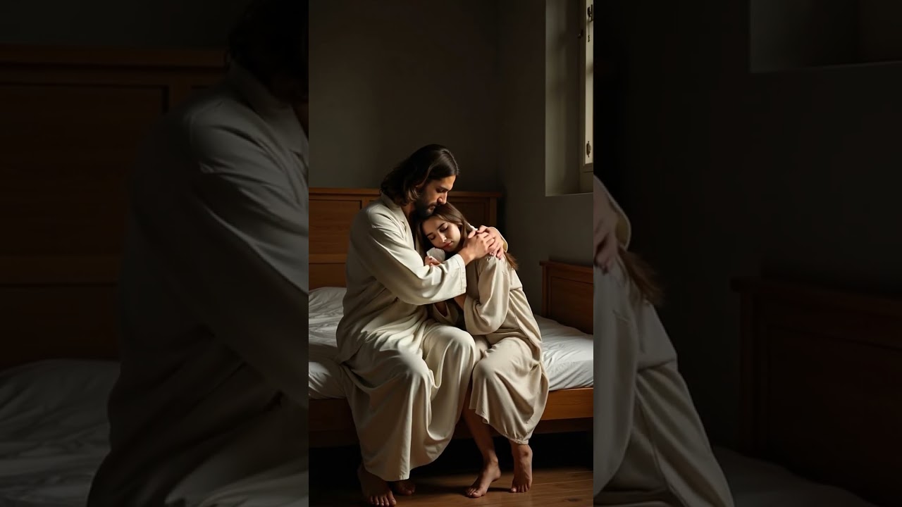 Jesús te abraza en los momentos de tristeza #jesus #jesucristo  #100millonesdesucriptoresparajesus