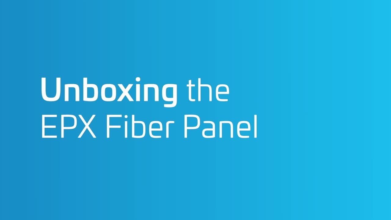 Unboxing the EPX 1U fiber panel