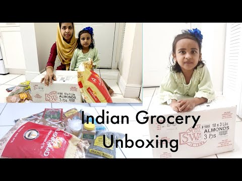 Unboxing of Indian Groceries in USA...| Online Shopping |Grocery Unboxing