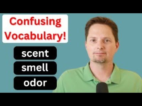 CONFUSING VOCABULARY/REAL-LIFE AMERICAN ENGLISH / smells, stinks, an odor, a smell, a scent