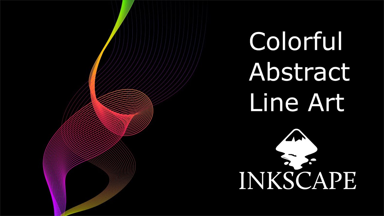 cool abstract lines Inkscape tutorial 2