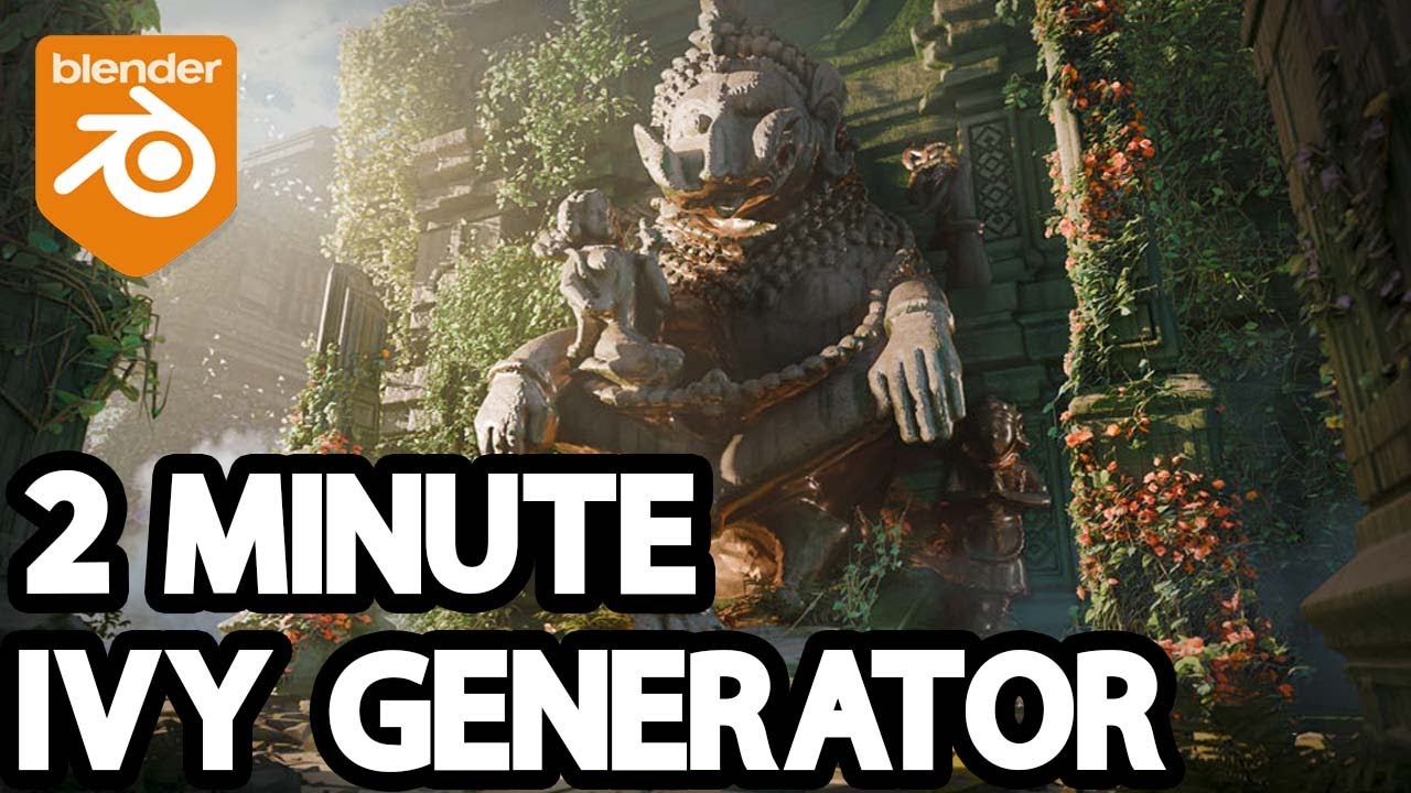 This NEW Blender Add-on Makes Realistic Ivy | Ivy Generator