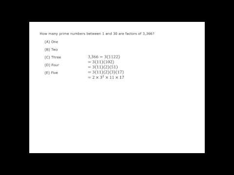 Counting Prime Number Factors - GMAT Free - GFPS170
