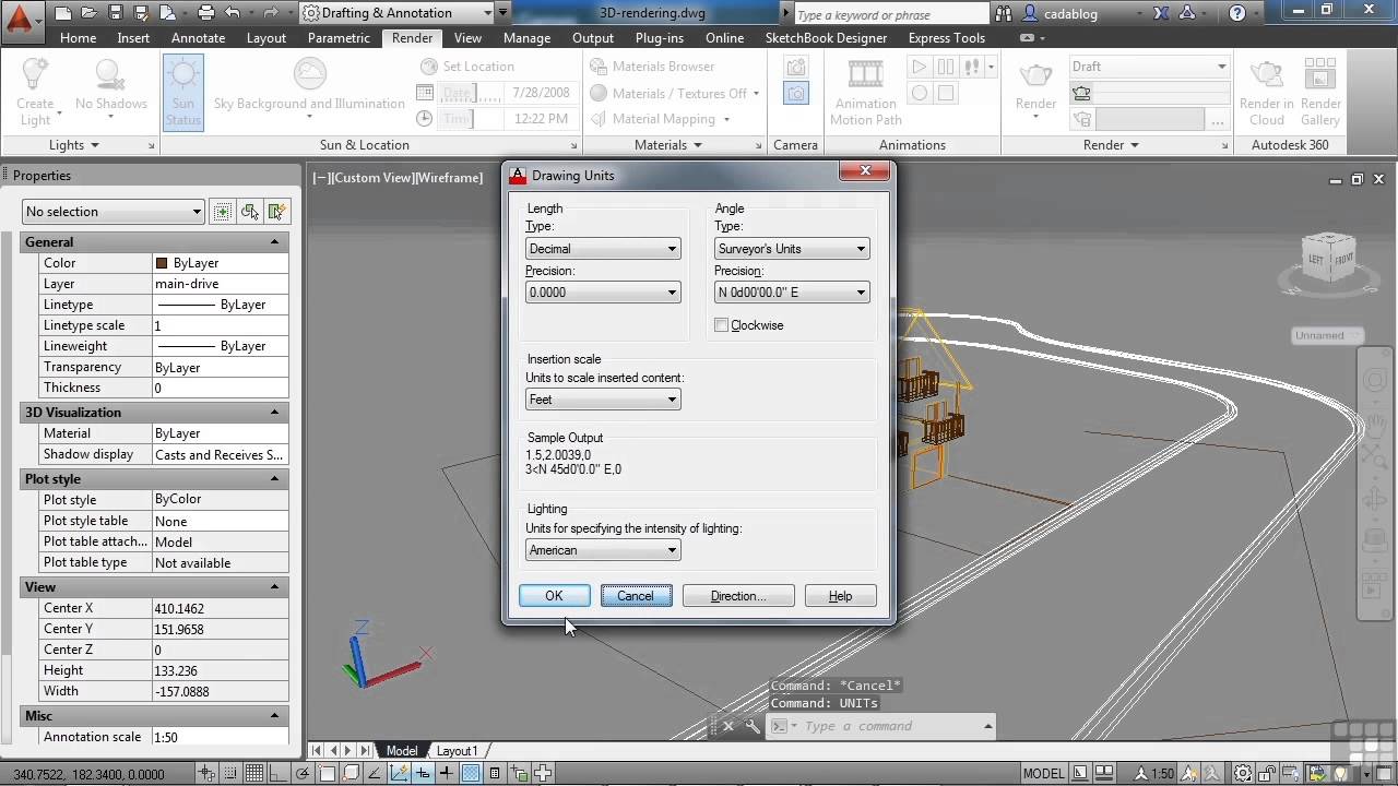 Advanced AutoCAD 2014 Tutorial | Animation: Creating Camera Views And Pathways