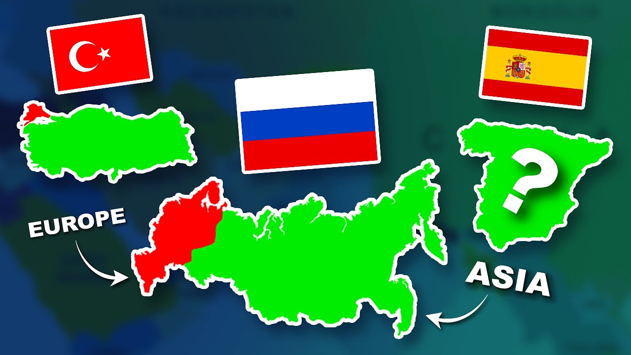 How many TRANS-CONTINENTAL Countries are there?