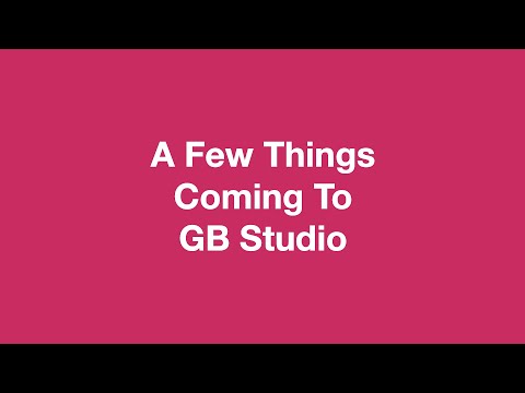 GB Studio Engine Updates
