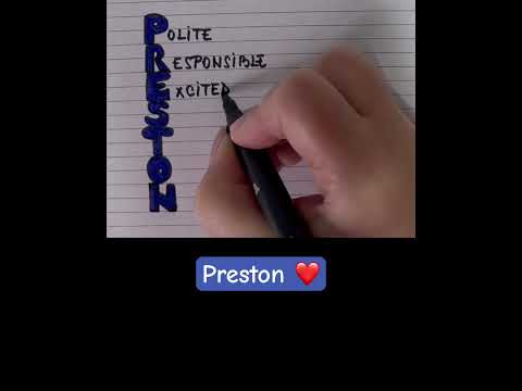 Meaning of the name PRESTON #meaning #name #preston