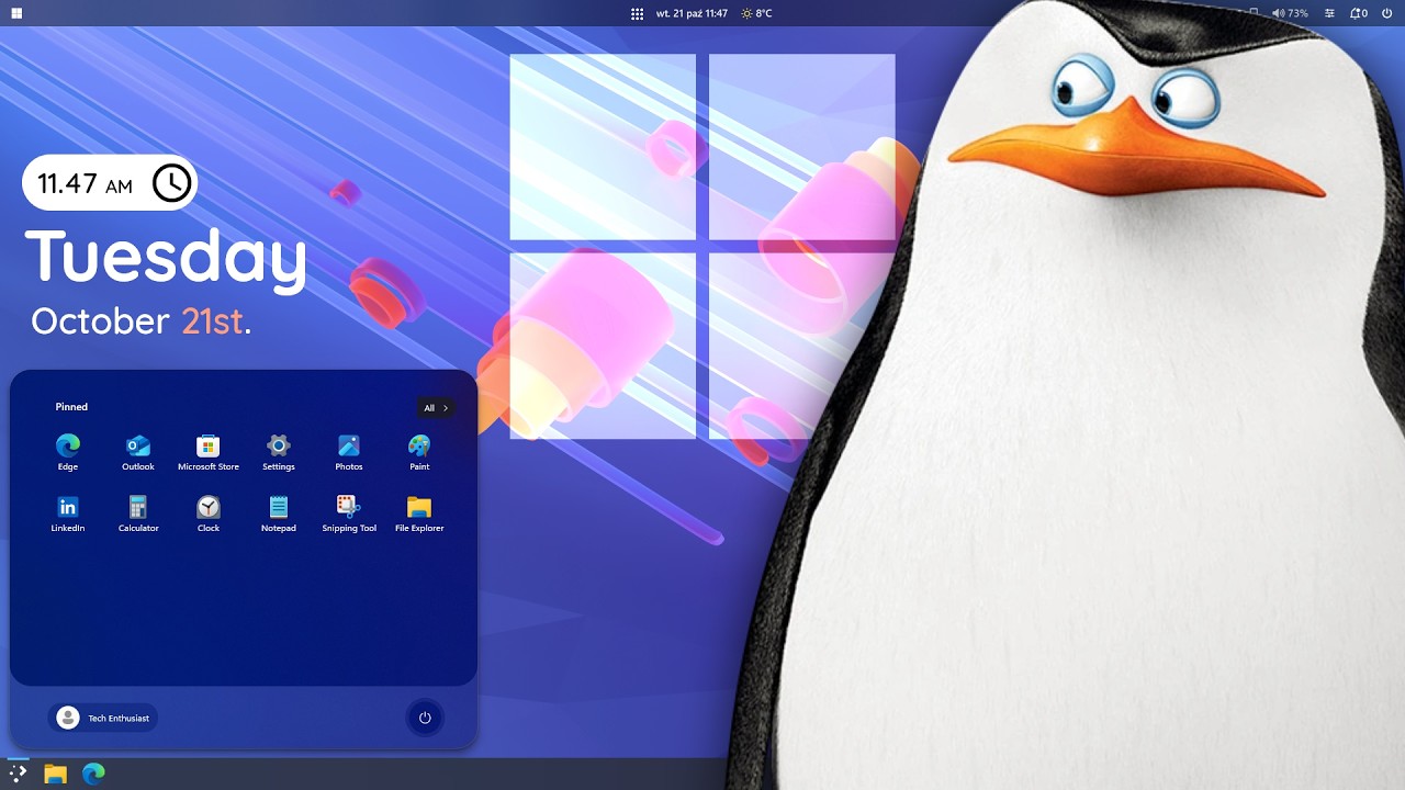 Windows 11 is Ugly. The REAL Linux Fix
