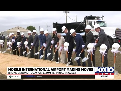 The Mobile International Airport broke ground today