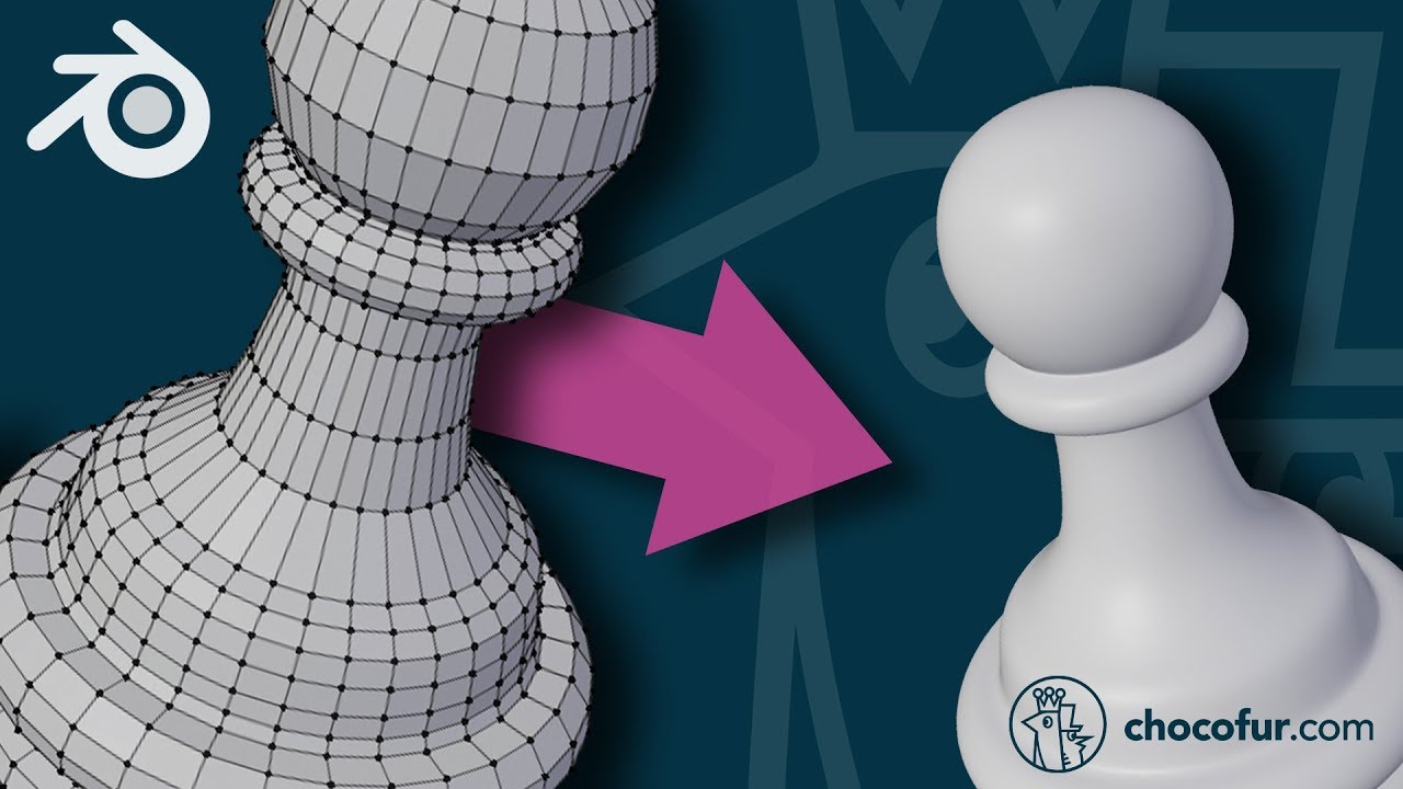 Blender 2.8 Beginner Tutorial PART 19: Subdivision Modifier