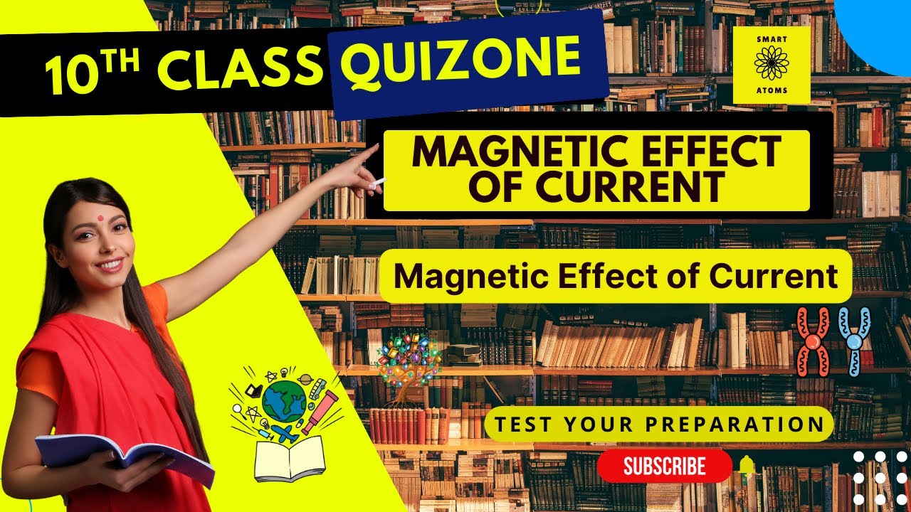 Class 10 Physics Quiz | Magnetic Effects of Electric Current | Easy MCQ| Smart Atoms | Science quiz