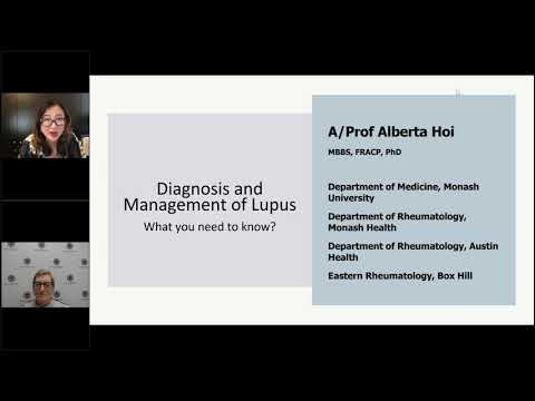 Diagnosis and management of lupus - MSK webinar series