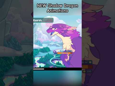 Prodigy Math Game | *NEW* Shadow Dragon Animations! #shorts #prodigymathgame