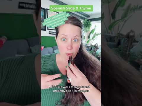 Spanish sage and red thyme essential oils