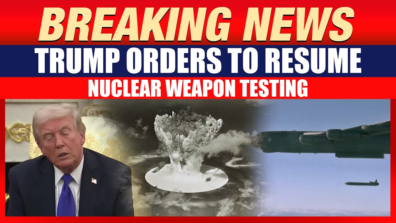 Trump Orders to Resume Nuclear Weapon Testing | A New Global Arms Race Begins? | News9