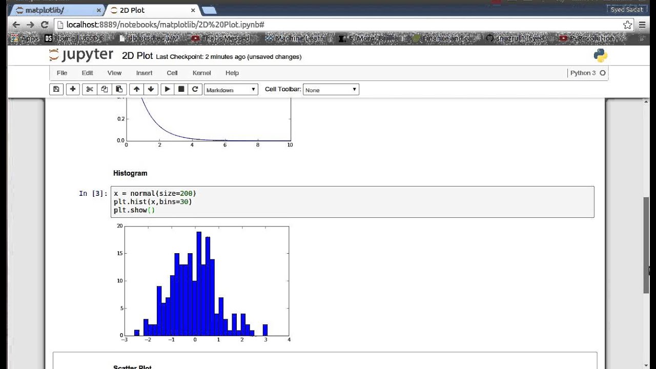 Matplotlib (Python Plotting) 3: 2D Plot