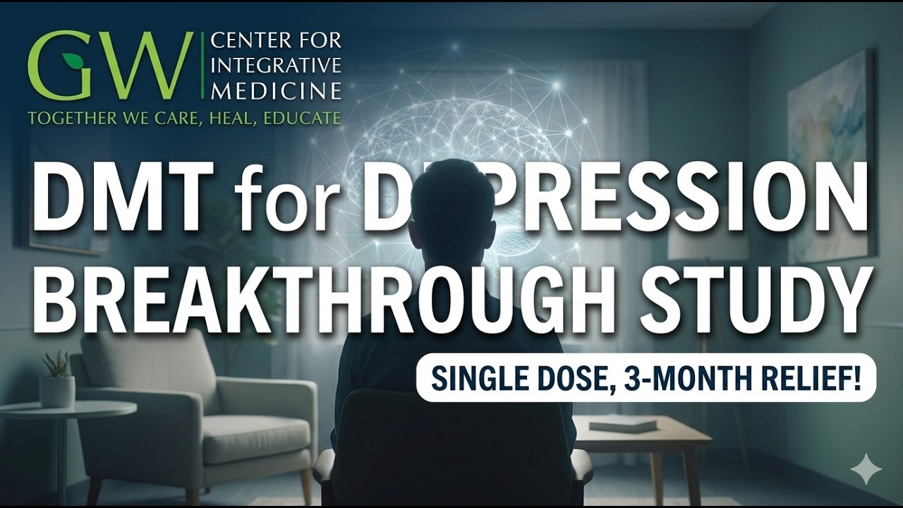 “DMT for Depression: One Dose vs Antidepressants? New Nature Medicine Study Explained”