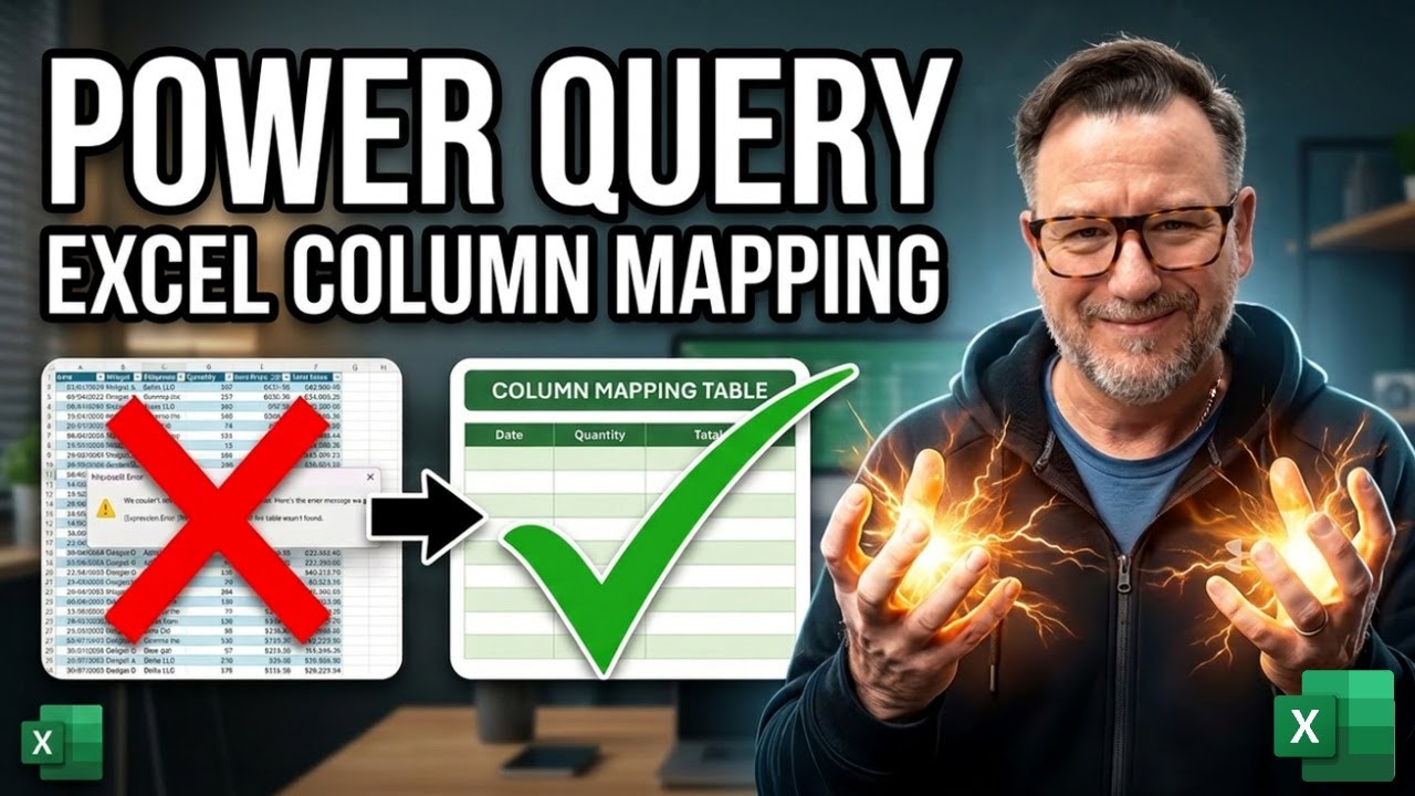 Power Query Column Mapping - Your New Superpower!!