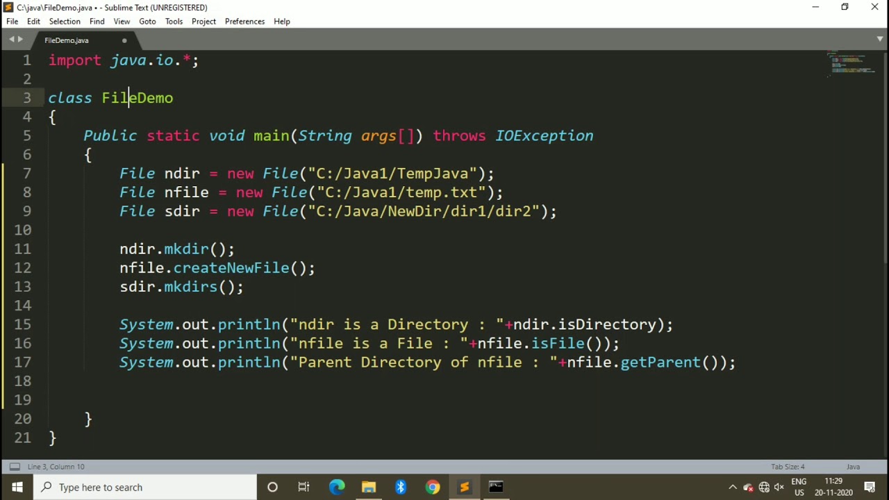 Java Create directory