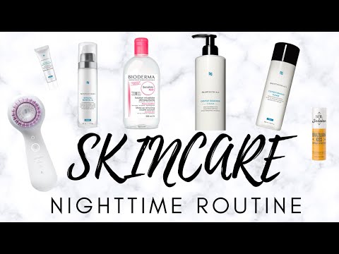 NIGHTTIME ROUTINE with MOSTLY SKINCEUTICALS