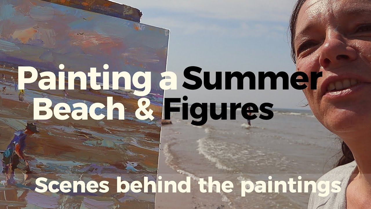 Painting a Summer Beach & Figures - Scenes 04 Roos Schuring
