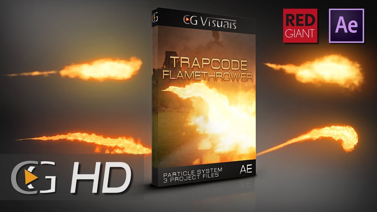 Trapcode Flamethrower Particle System