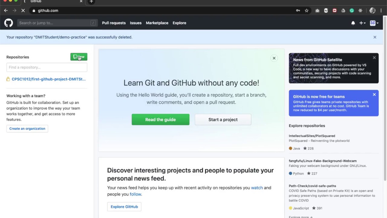 How-To: Create an Exercise Repo on GitHub for Feedback