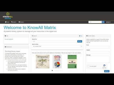 KnowAll Matrix Reviews and Pricing 2024