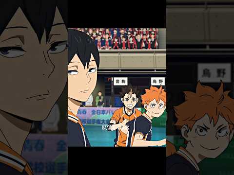 Hinata likes to tease Kageyama 🤭 #haikyuu #anime