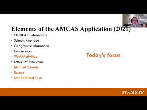 MD/PhD Program Admissions: Elements of the AMCAS Application
