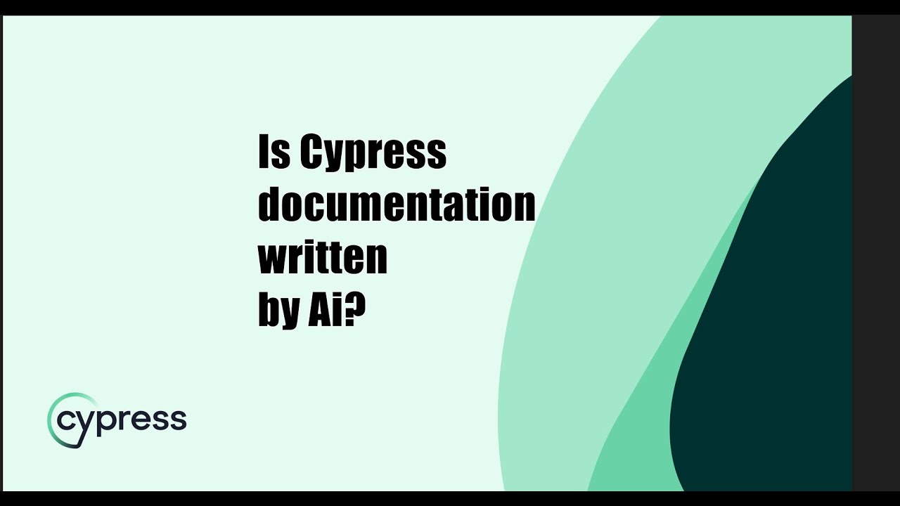 ChatGPT wrote the Cypress documentation?