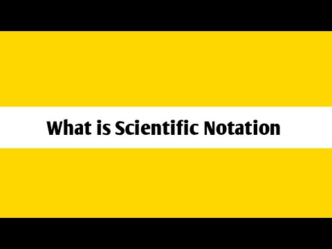 Lecture #09 What is Scientific Notation in Urdu/Hindi