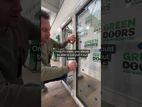How to change the window / door glazing