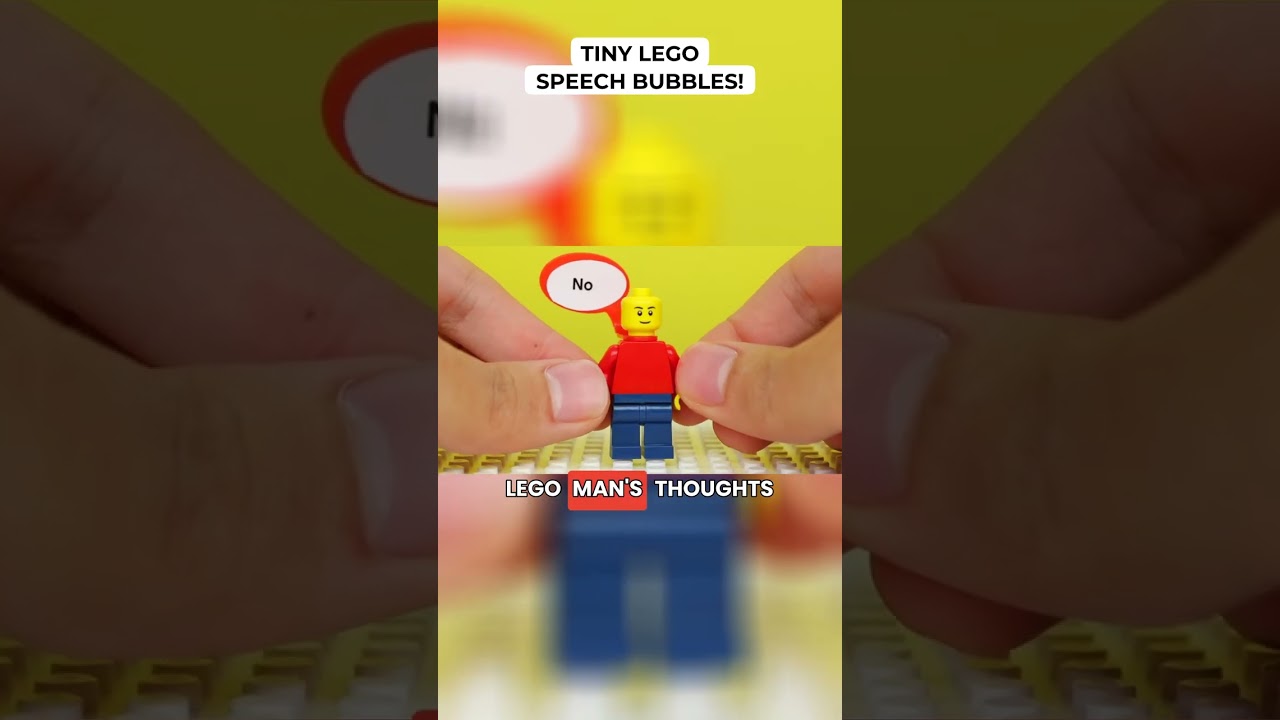 Tiny LEGO Speech Bubbles!