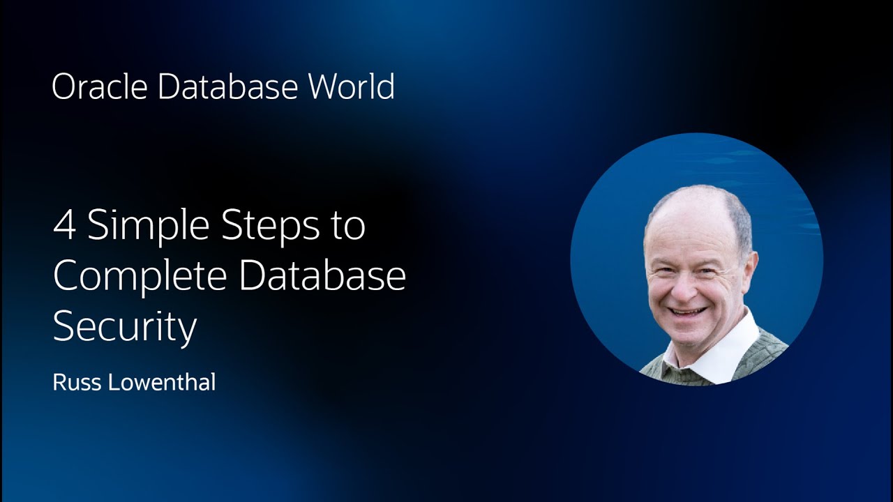 Complete database security in 4 simple steps