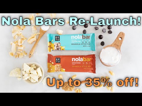 Perfect Keto Nola Bars are Back! Up to 35% off!
